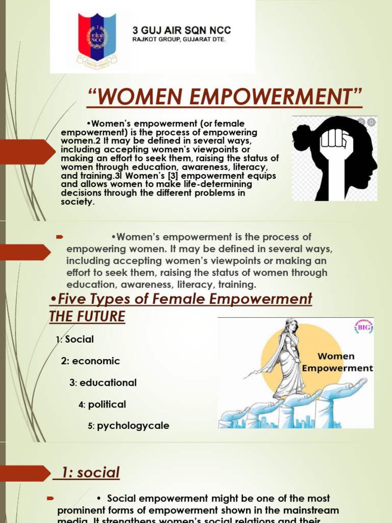 Five Types of Female Empowerment | PDF | Empowerment | Human Rights