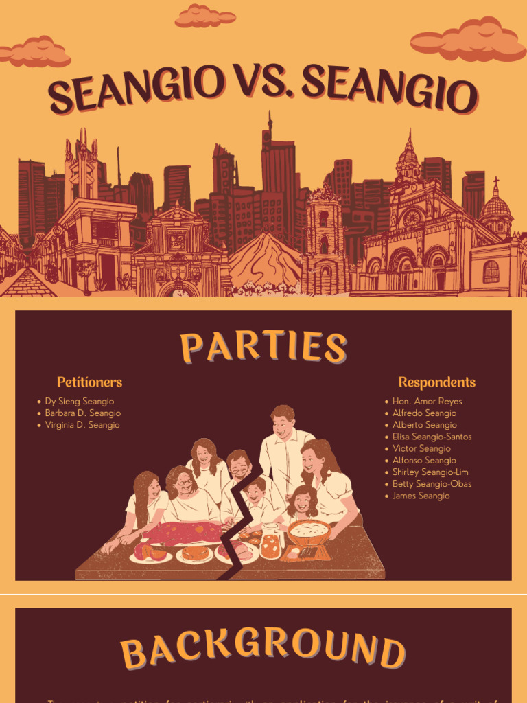 Seangio vs. Seangio | PDF | Will And Testament | Natural Resources Law