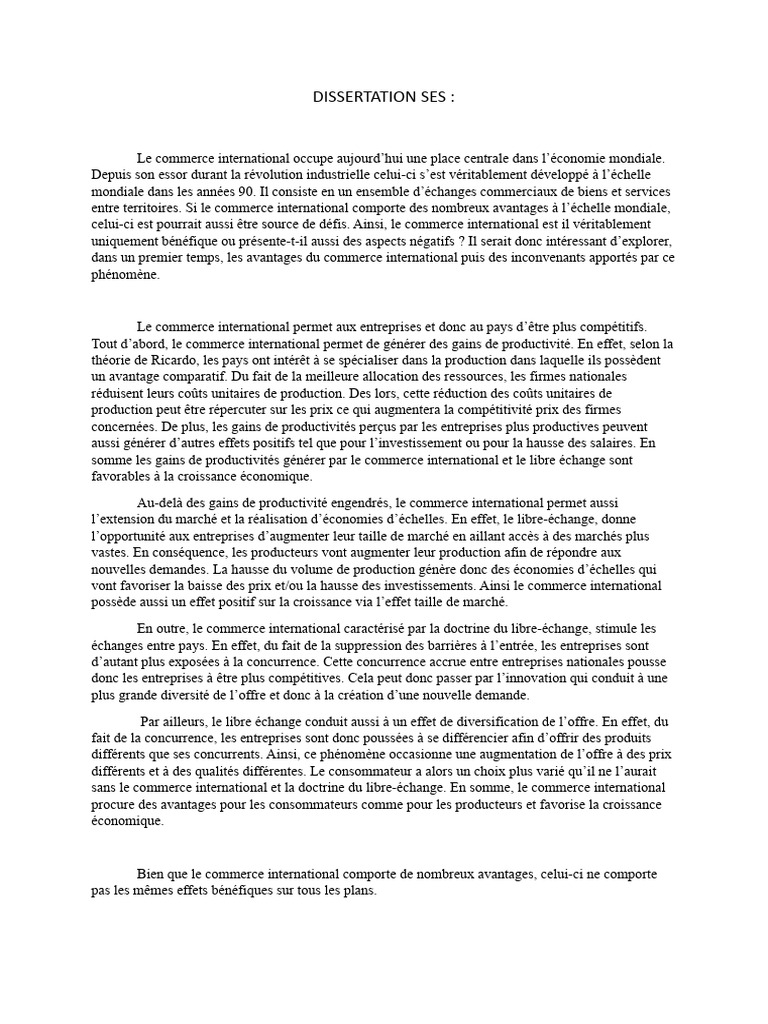 Dissertation Ses | PDF