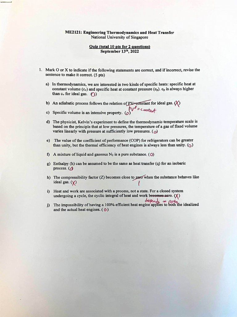 Mid-Term Quiz - Solution | PDF