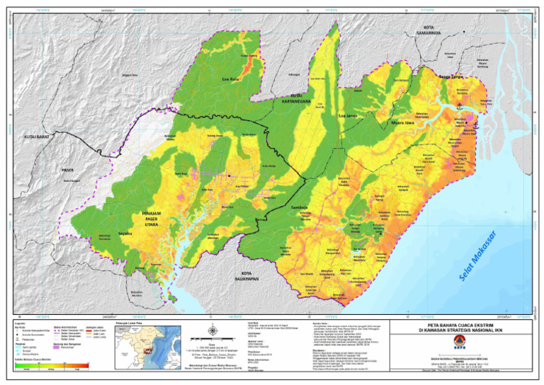Peta Bahaya Cuaca Ekstrim-1 | PDF
