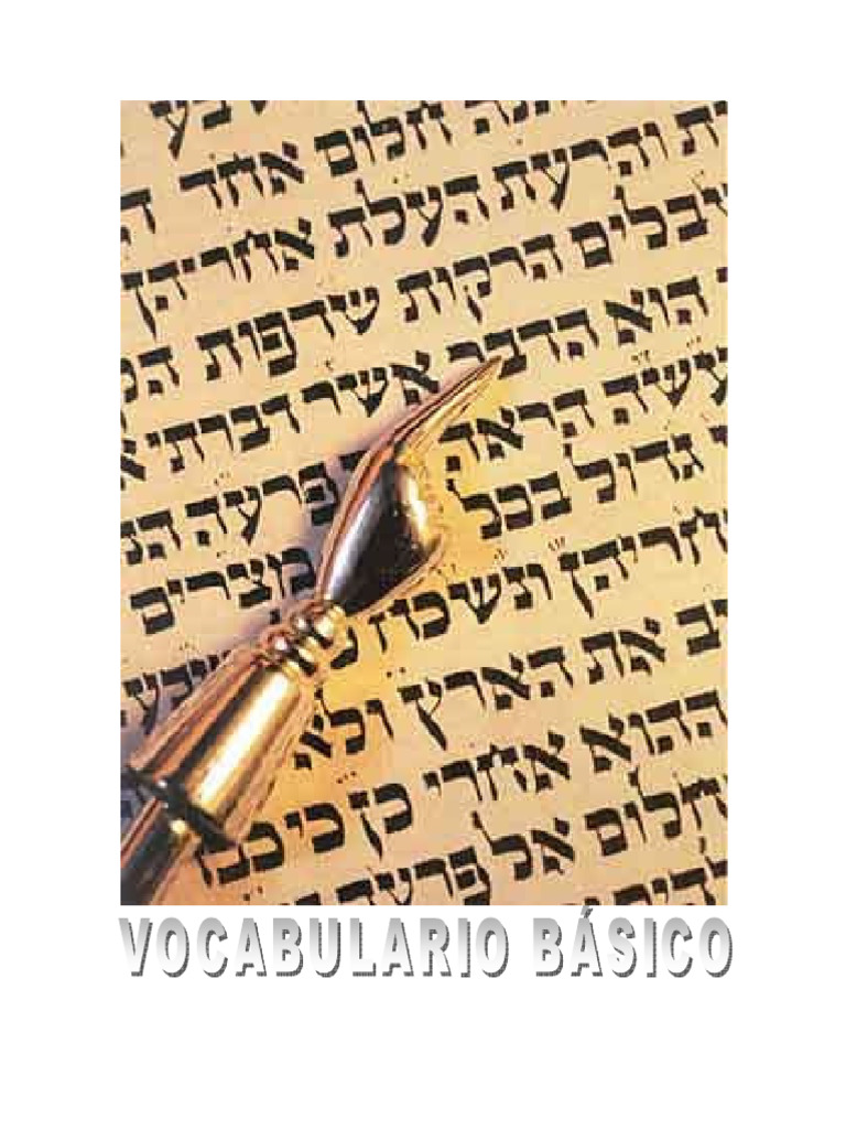 VOCABULARIO HEBREO - Spanish | PDF | Contenido bíblico | El antiguo ...