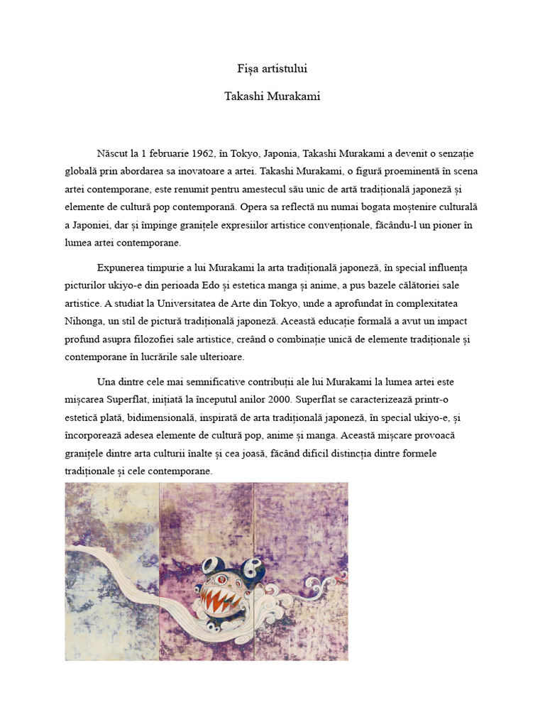 Takashi Murakami Pdf