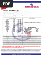 Technical Specifications - ASTM A27 Grade 70-40 | PDF | Steel | Alloy