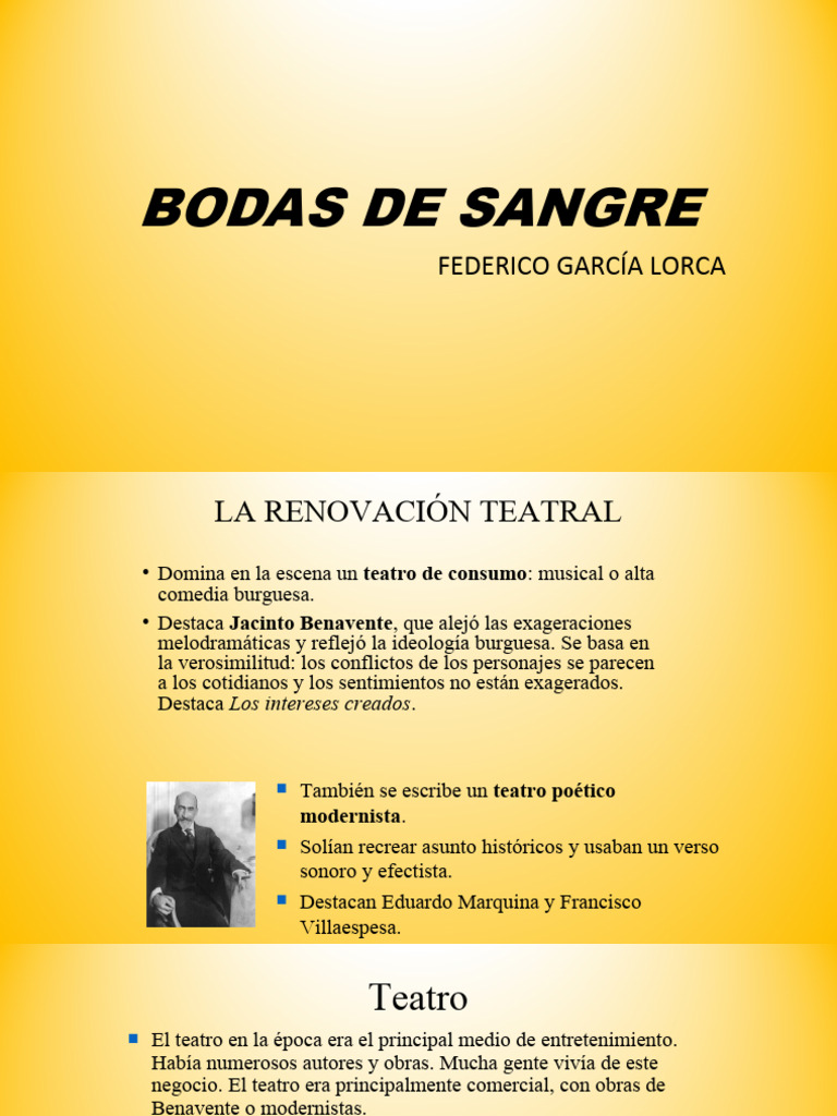 Bodas de Sangre | PDF | Federico García Lorca | Teatro