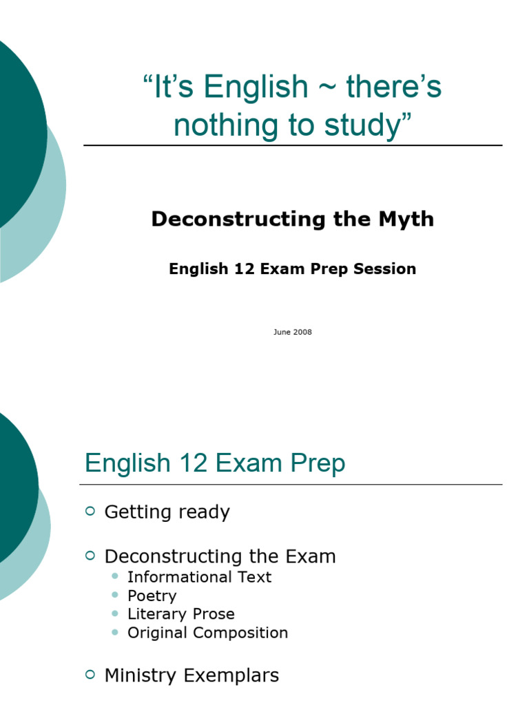 Ib English HL Exam Prep | PDF | Poetry