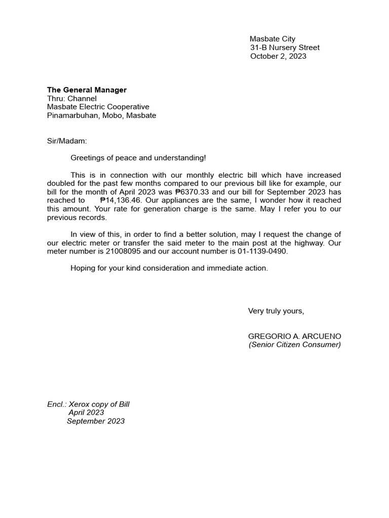 Letter Maselco | PDF