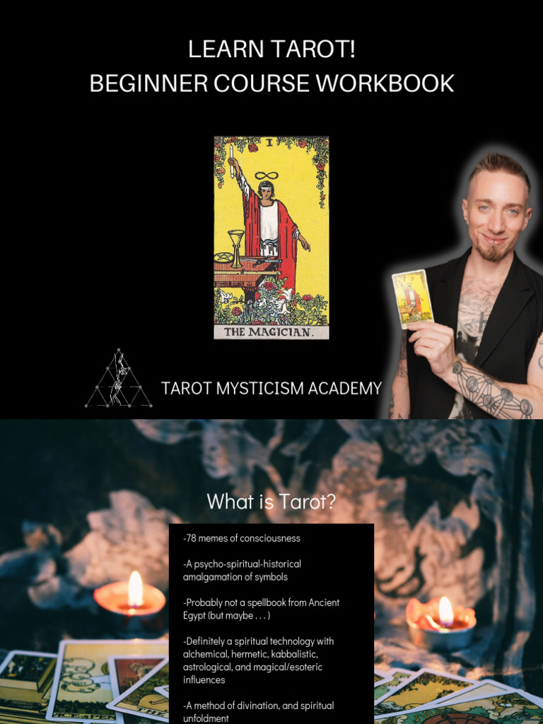 Learn Tarot Beginner's Course Workbook | PDF | Hermetic Qabalah ...