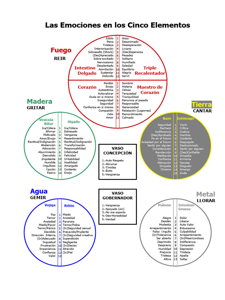 Emociones 5 Elementos | PDF