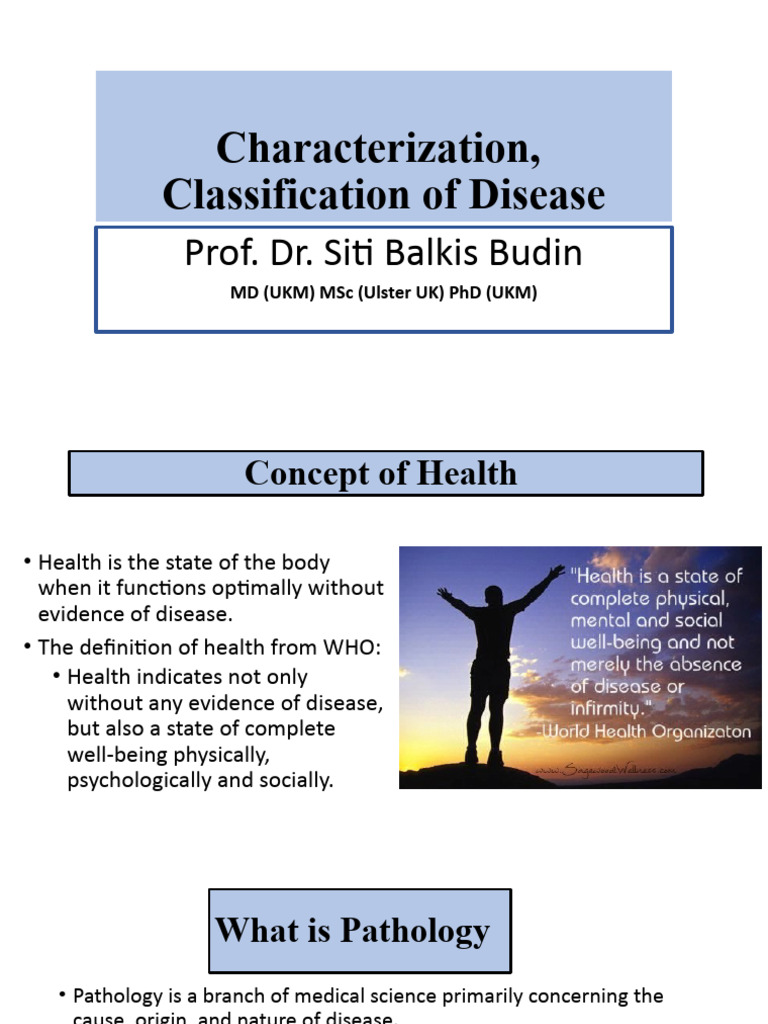 Disease Classification and Pathology Overview | PDF | Medical Diagnosis ...