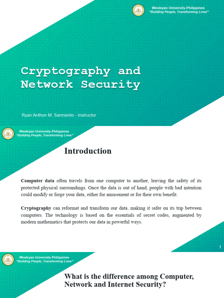 Cryptography and Network Security | PDF | Cryptanalysis | Cryptography