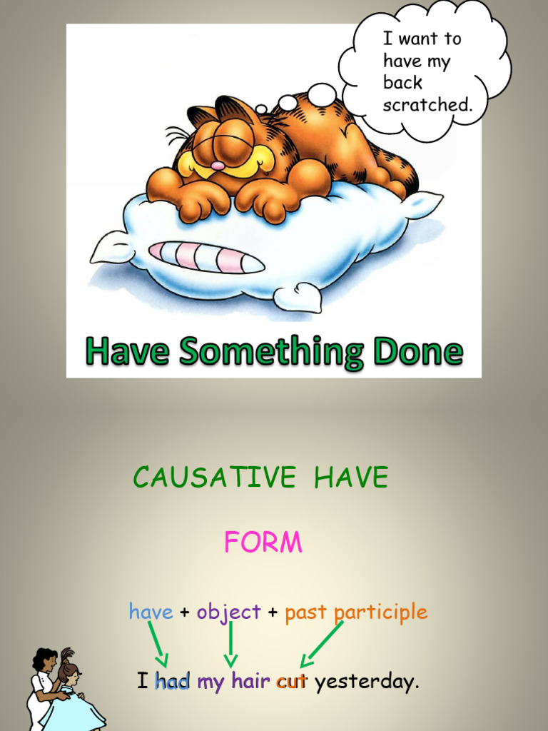 CAUSATIVE HAVE Something Done | PDF