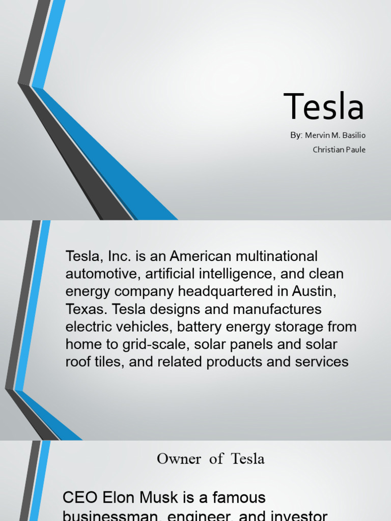 Tesla: Innovating Sustainable Transport | PDF