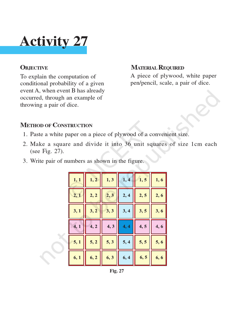 Activity 10 | PDF | Probability | Science