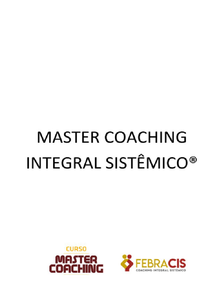 Ferramentas Master Coaching (FEBRACIS) | PDF