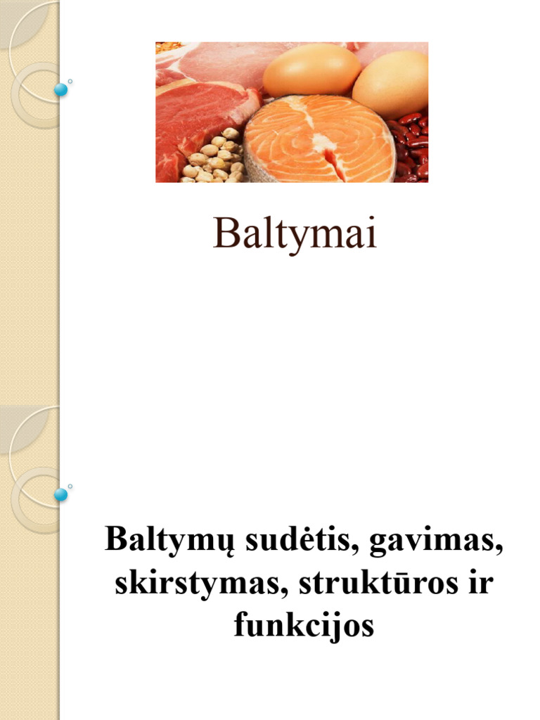 11 - Baltymai, Amino Rugstys | PDF