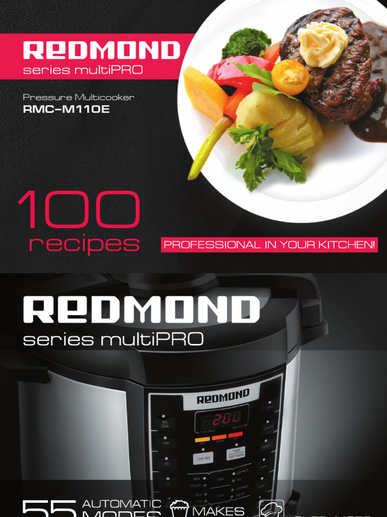 RMC-M 110 E: Pressure Multicooker | PDF | Sausage | Soup