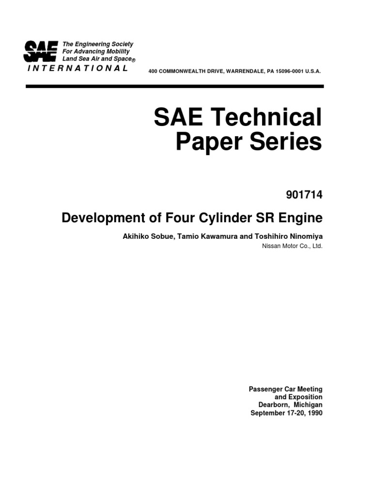 Design of The SR20 | PDF | Engines | Fuel Injection
