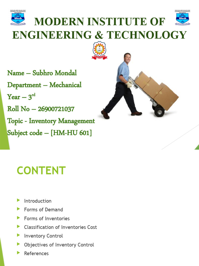 Subhro Mondal Dme 1 | PDF | Inventory | Product (Business)
