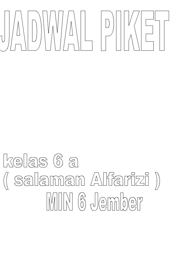 Tulisan Huruf Besar | PDF