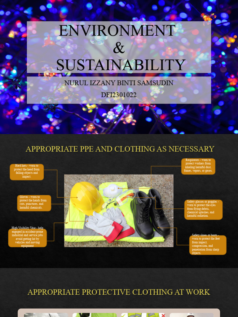 Safety and Sustainability in PPE Use | PDF | Waste | Personal ...