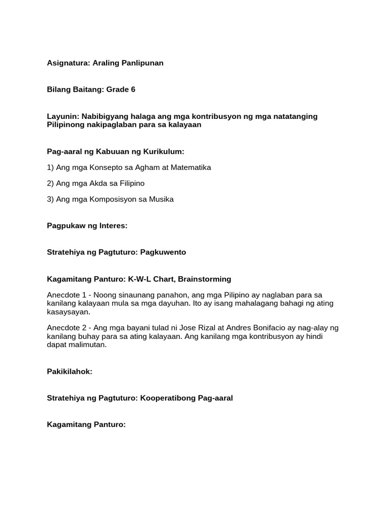 LP-AP 6 Week 7 | PDF