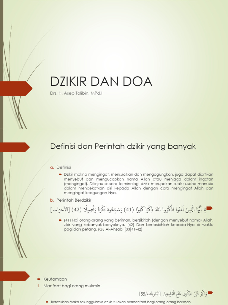 10 Dzikir Dan Doa | PDF