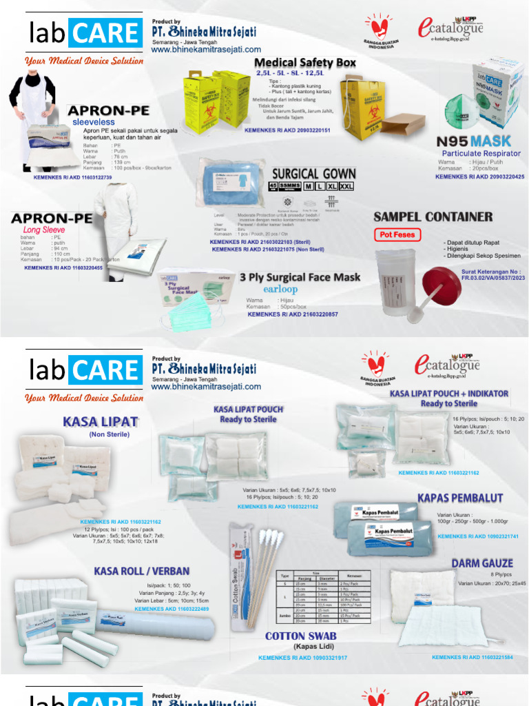BROSUR Labcare Update 19 Mei 2023 | PDF | Chemistry | Organic Compounds