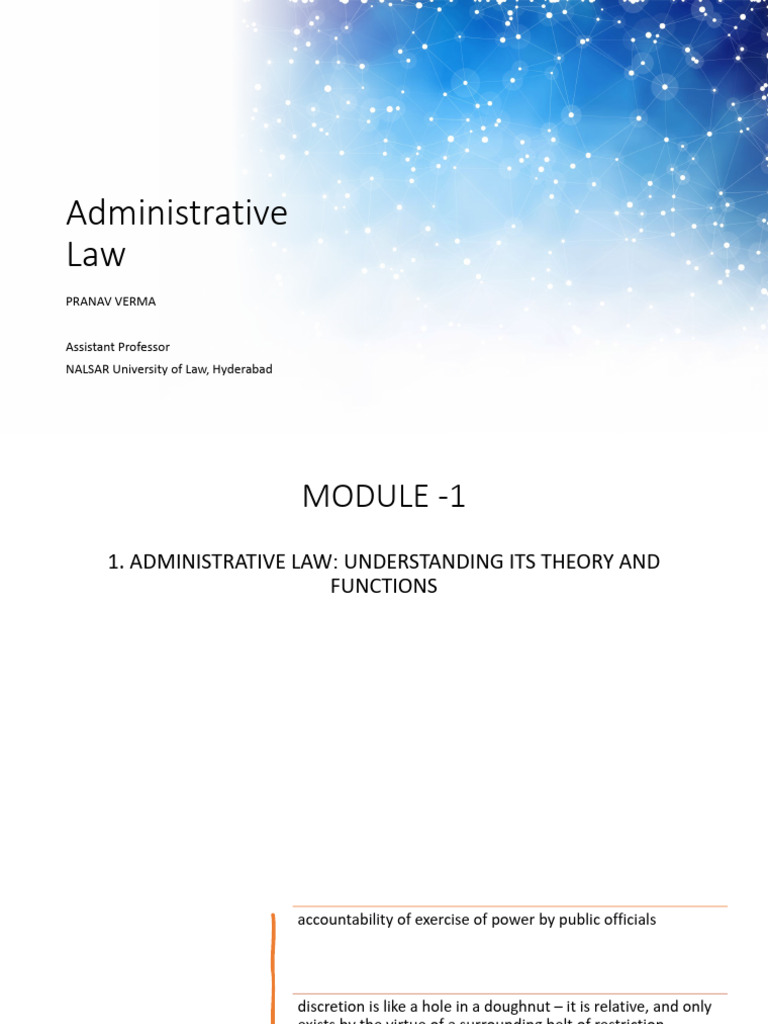 Administrative Law (PV) | PDF | Rule Of Law | Administrative Law