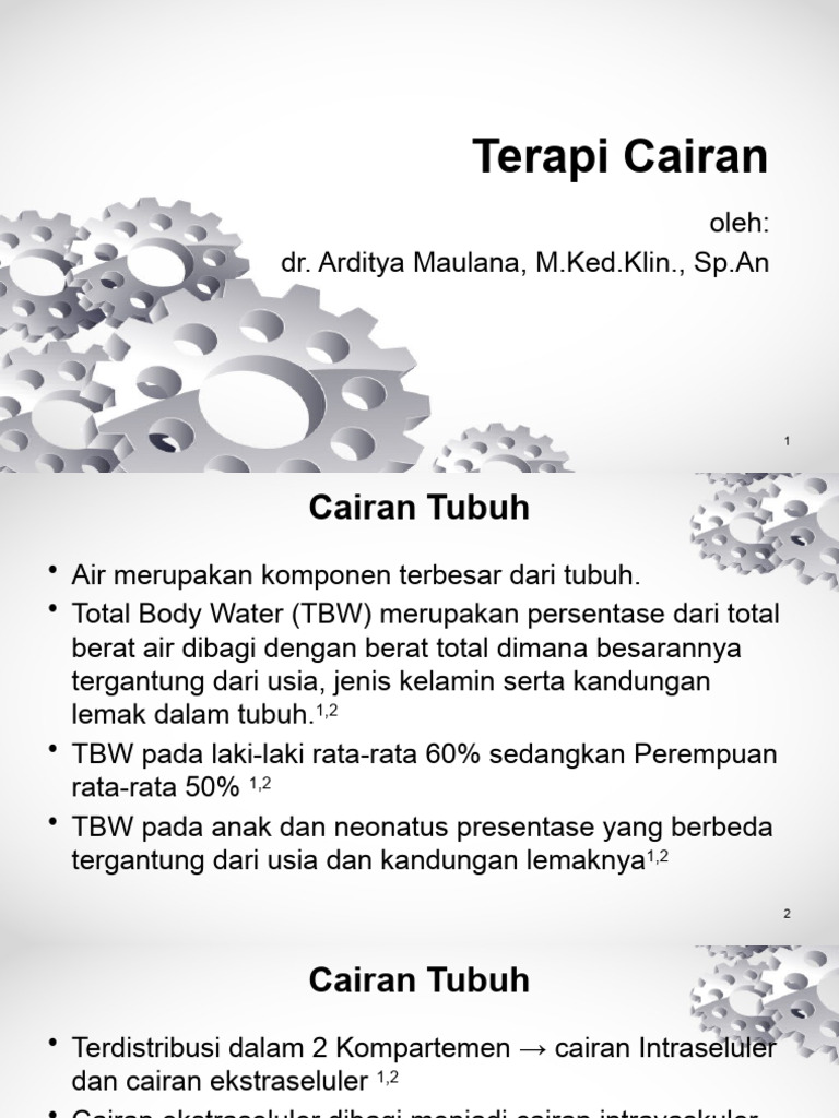 Terapi Cairan AM | PDF