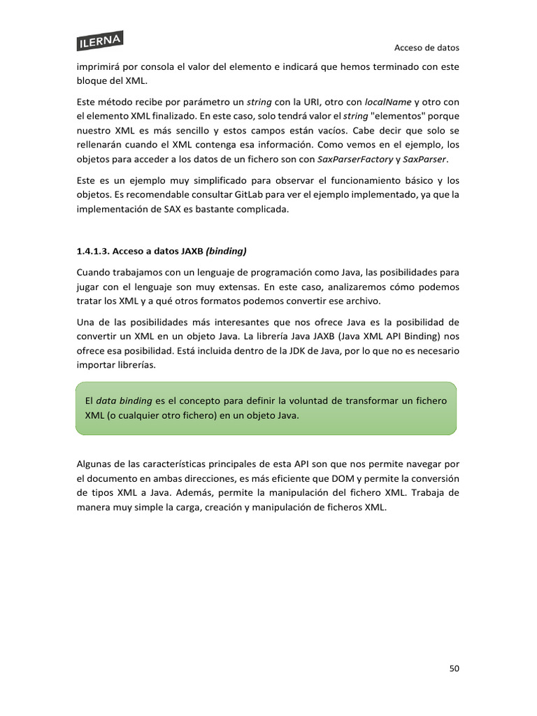 1.4.1.3. Acceso A Datos JAXB (Binding) | Descargar gratis PDF | Java (lenguaje de programación ...