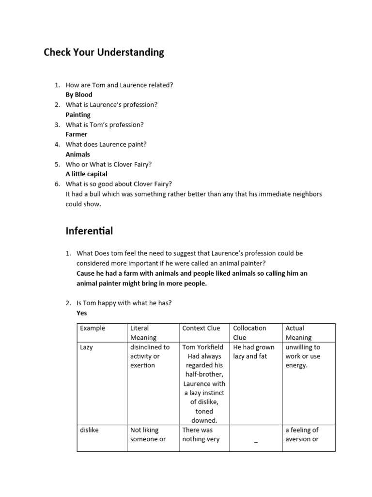 Check Your Understanding | PDF | Soul | Cognition