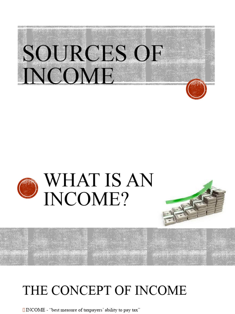 4 Sources of Income | PDF | Capital Gains Tax | Taxes