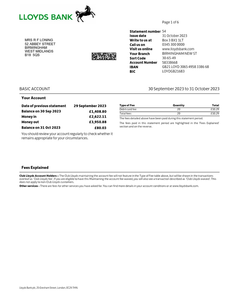 Preview | PDF | Overdraft | Cash