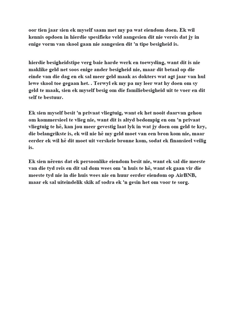 Afrikaans Speech | PDF