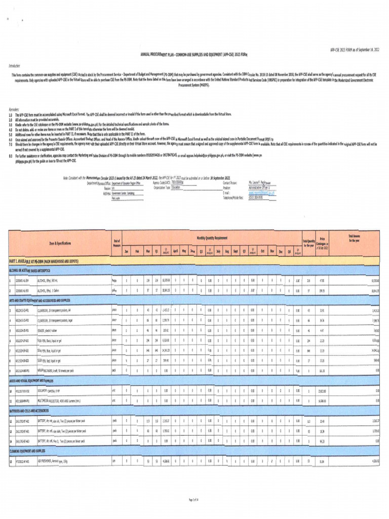 DepEd RO8 APP CSE 2023 Form | PDF | Microsoft | Computing