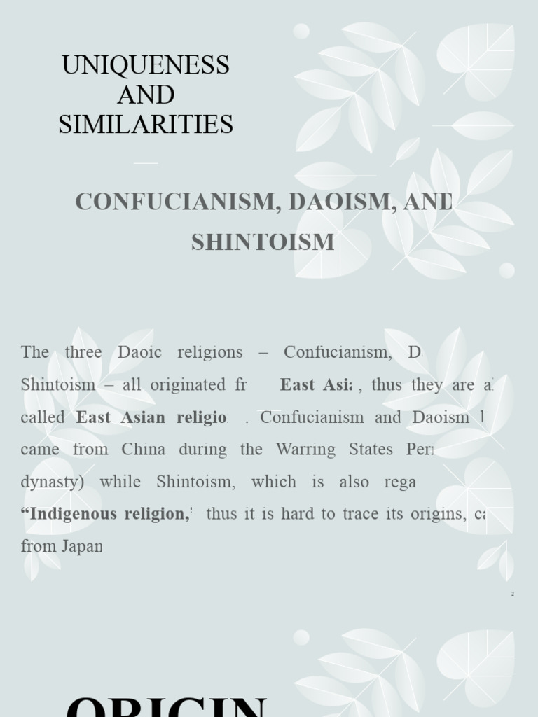 Comparative Analysis Con Dao Shin | PDF | Confucianism | Shinto