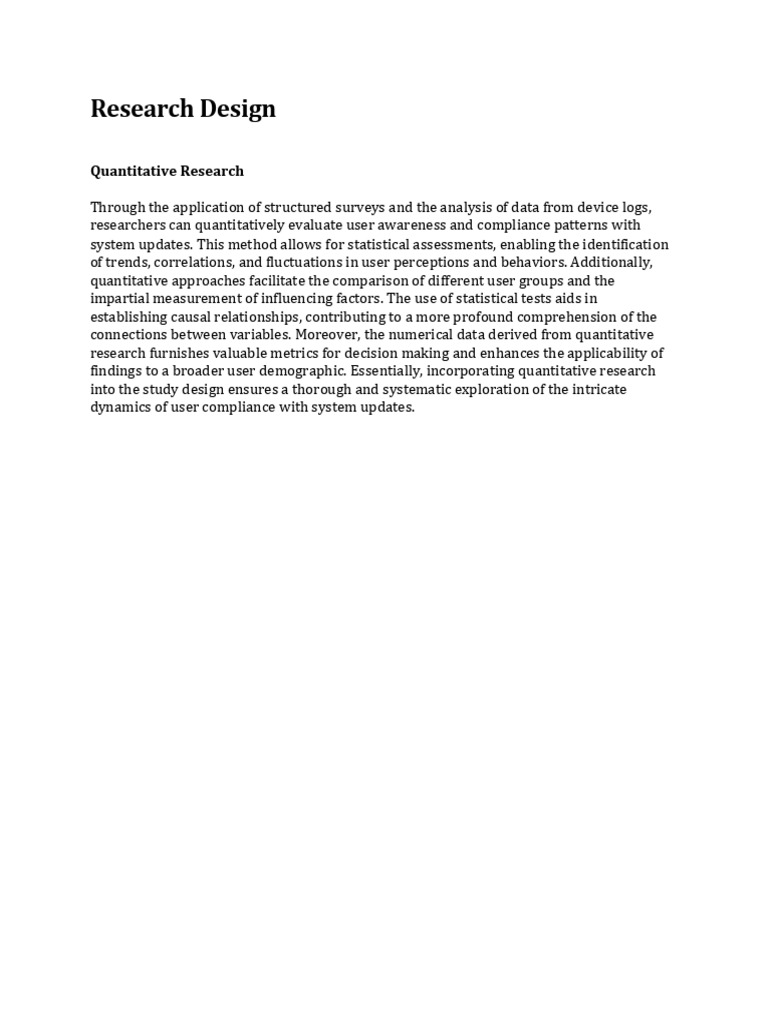 Research Design | PDF