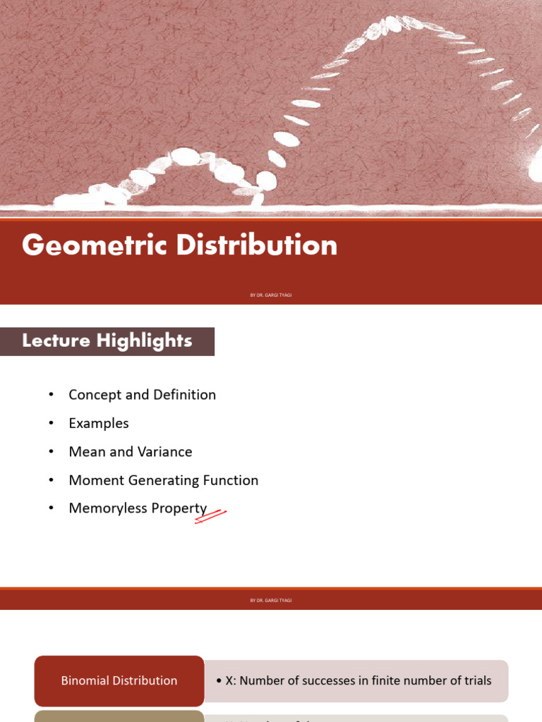 Geometric Distribution | PDF | Probability Distribution | Mathematics