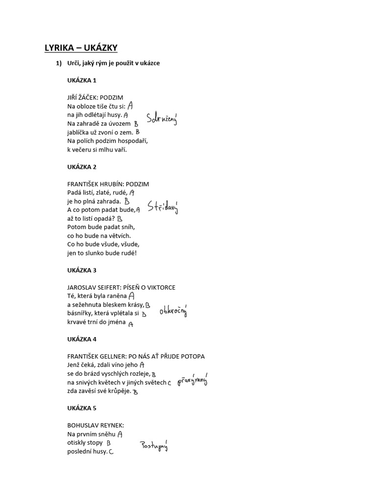 LYRIKA Ukázky | PDF