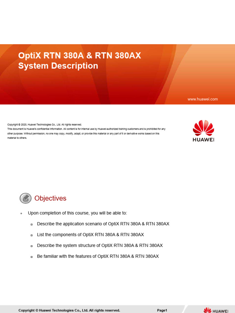 02 Optix RTN 380A & RTN 380AX System Description | PDF | I Pv6 | Ethernet