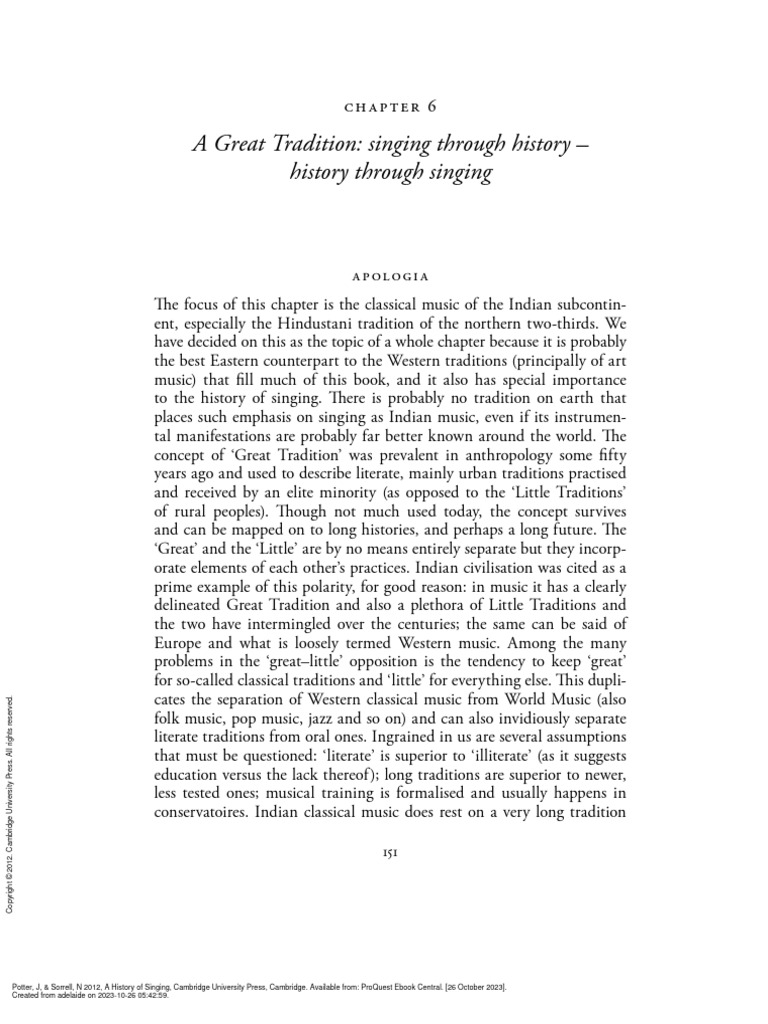 A - History - of - Singing - (CHAPTER - 6 - A - Great - Tradition ...