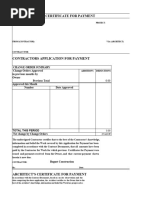 G702 AIA Template | PDF | Subcontractor | Private Law