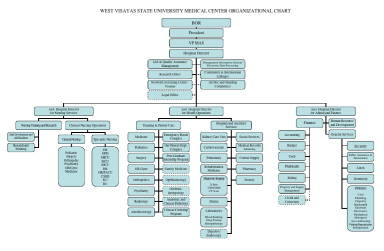 wvsu mc org chart | PDF | Medicine | Hospital