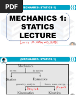 Statics Equation Sheet PDF | PDF | Force | Mechanics