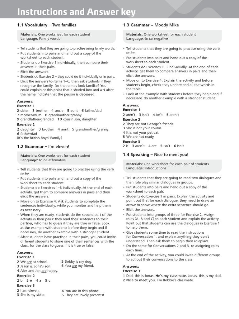 WiderWorld2e Starter Teacher Sresources Instructions | PDF