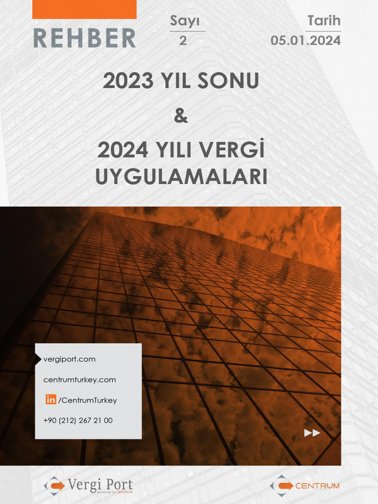 2023 Yil Sonu 2024 Yili Vergi Uygulamalari 1704547605 | PDF