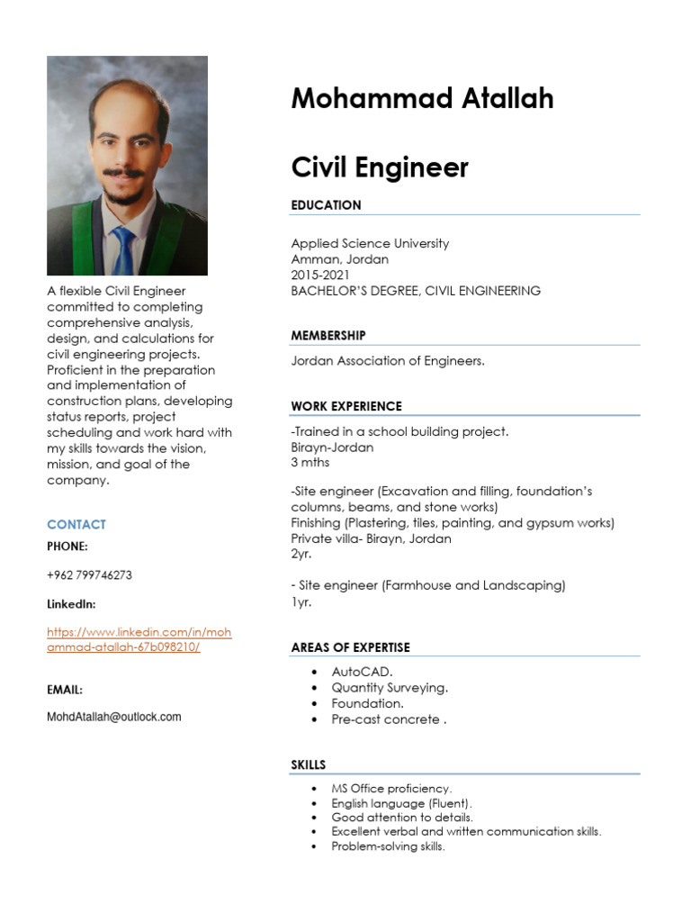 Mohammad Atallah CV | PDF