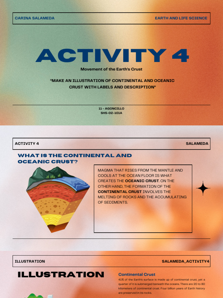 Salameda Activity4 11agoncillo | Download Free PDF | Earth Sciences | Plate Tectonics