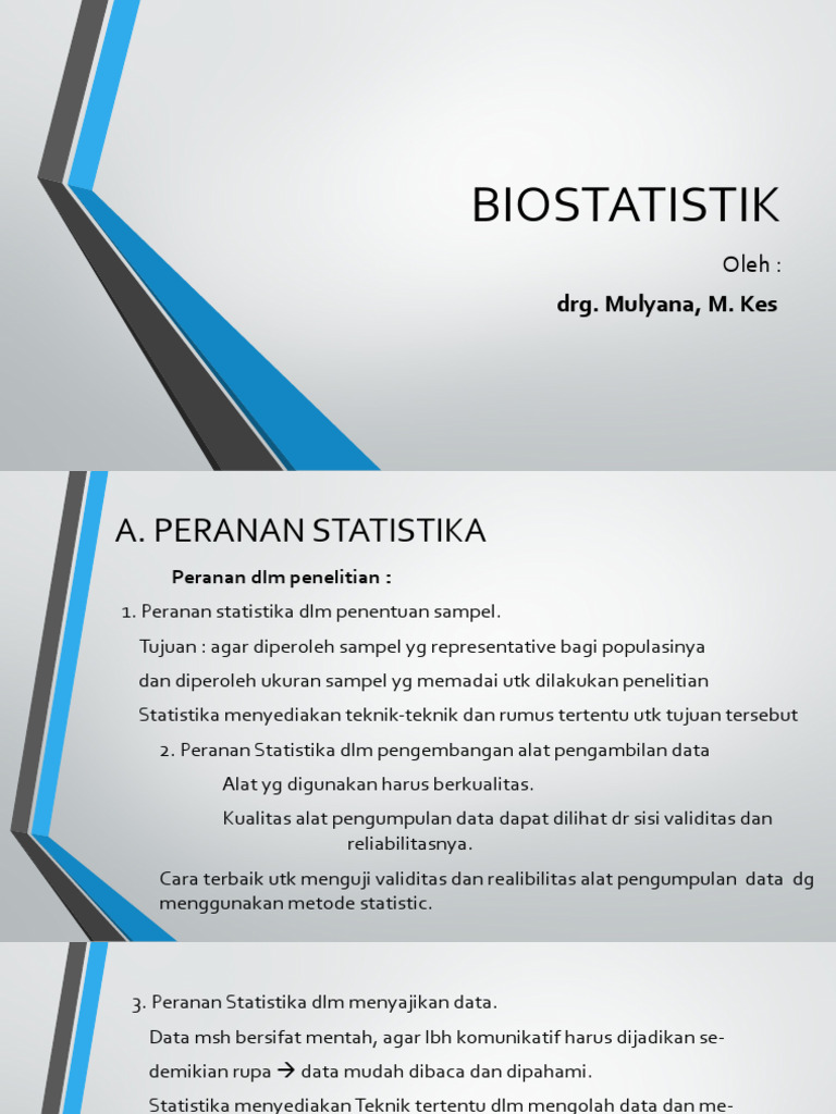 Biostatistik | PDF